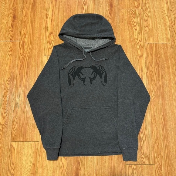KUIU | Shirts | Kuiu Mens Hoodie Gray Ram Logo Hunting Hiking Outdoors ...